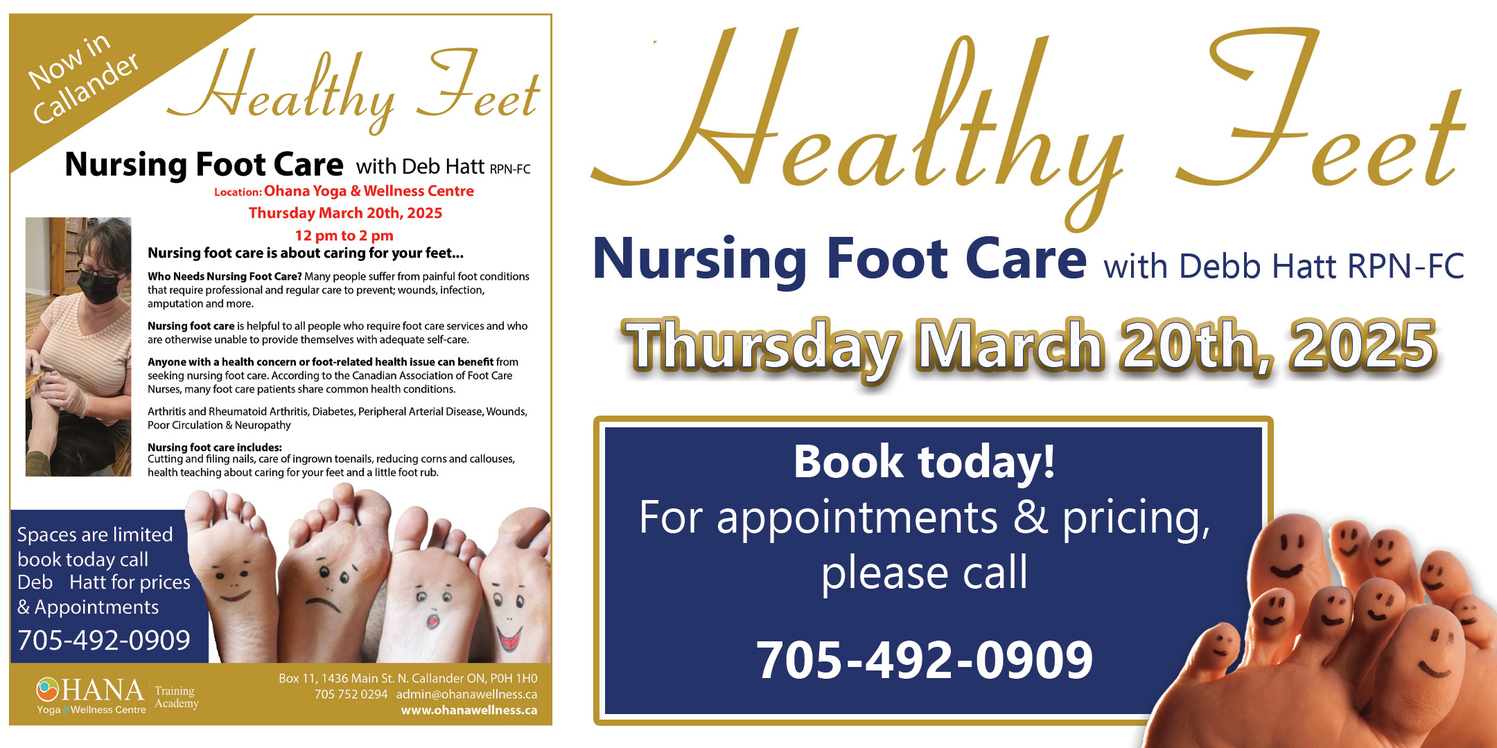 HEALTHY FEET NURSING FOOT CARE with Deb Hatt RPN-FC | Tangr.com
